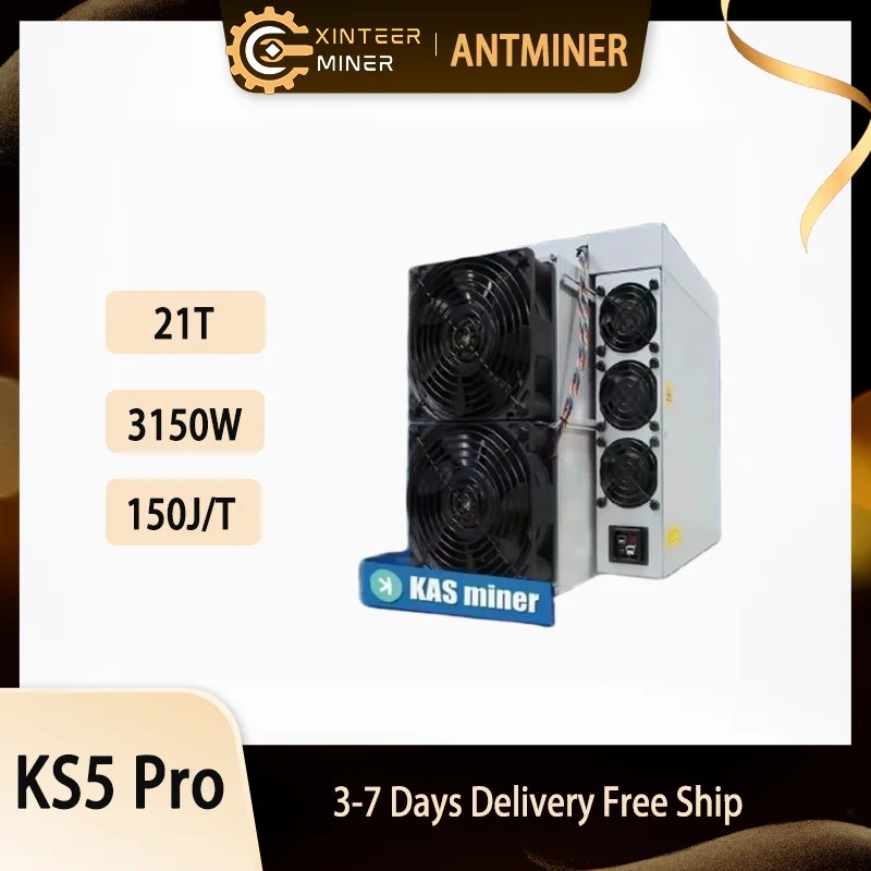 New-BITMAIN-Antminer-KS5-Pro-21T-3150W-Kaspa-Miner-KAS-kHeavyHash-Air ...
