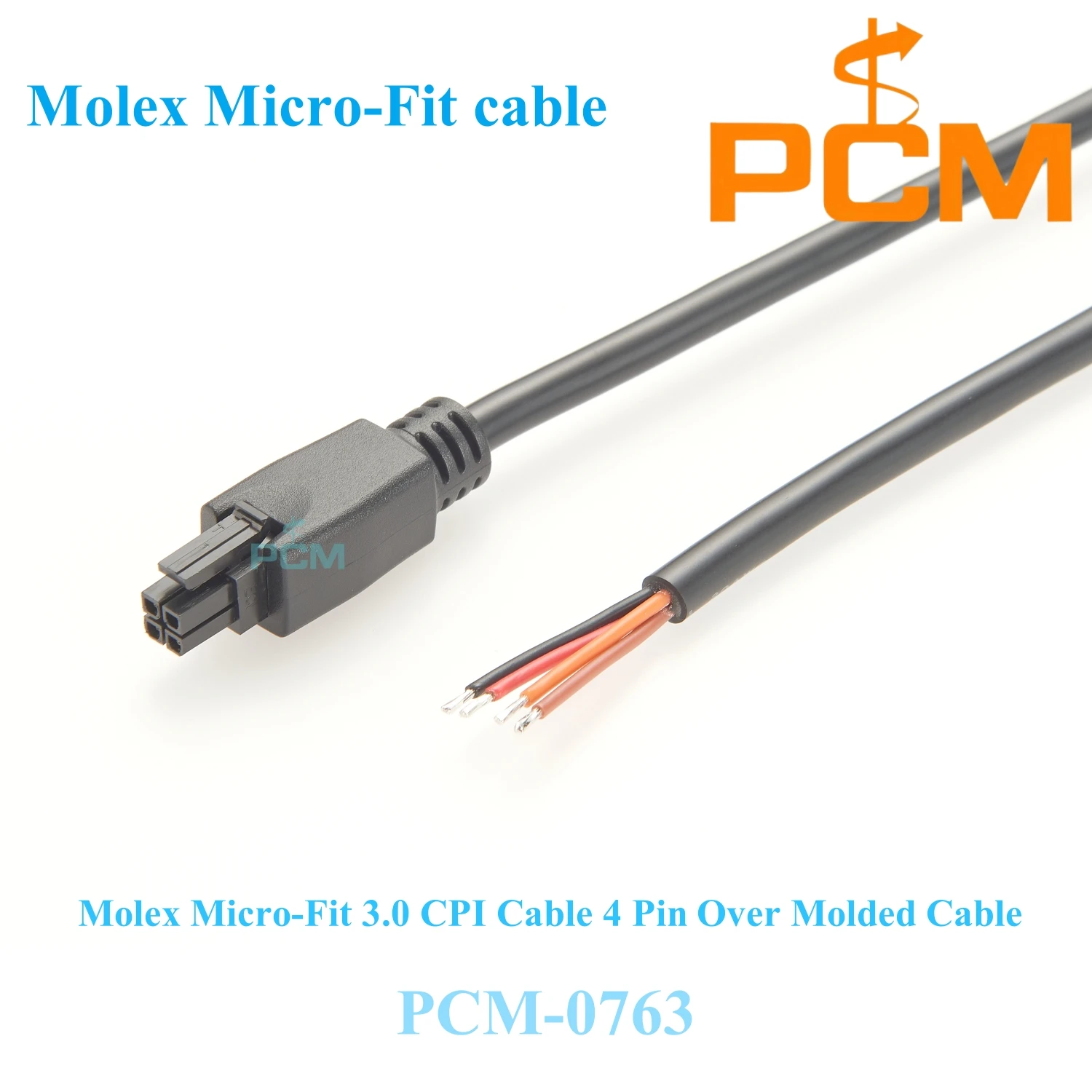 5Pcs 4 Pin Molex Micro-Fit 3.0 GPIO DC Power Cable Compatible with ...