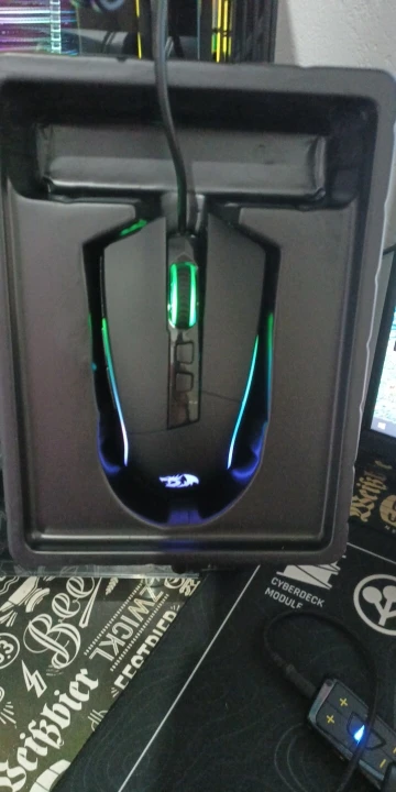 REDRAGON Lonewolf G105 RGB USB Wired Gaming Mouse 8000 DPI 8 buttons ...