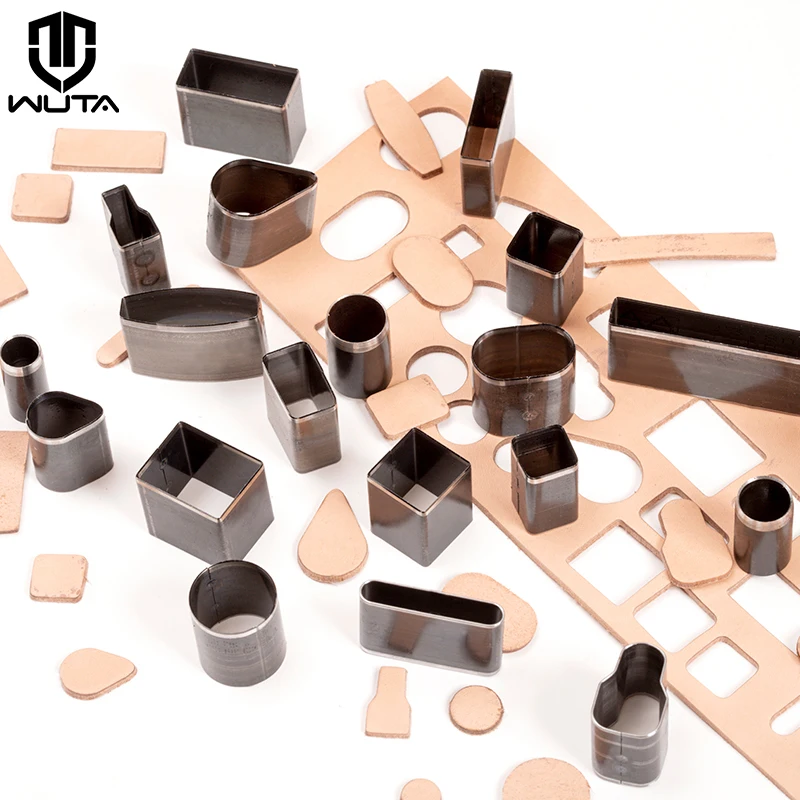 WUTA Sharp Hollow Punch Cutter Tool, Leather Punching Die Cutting Mold ...