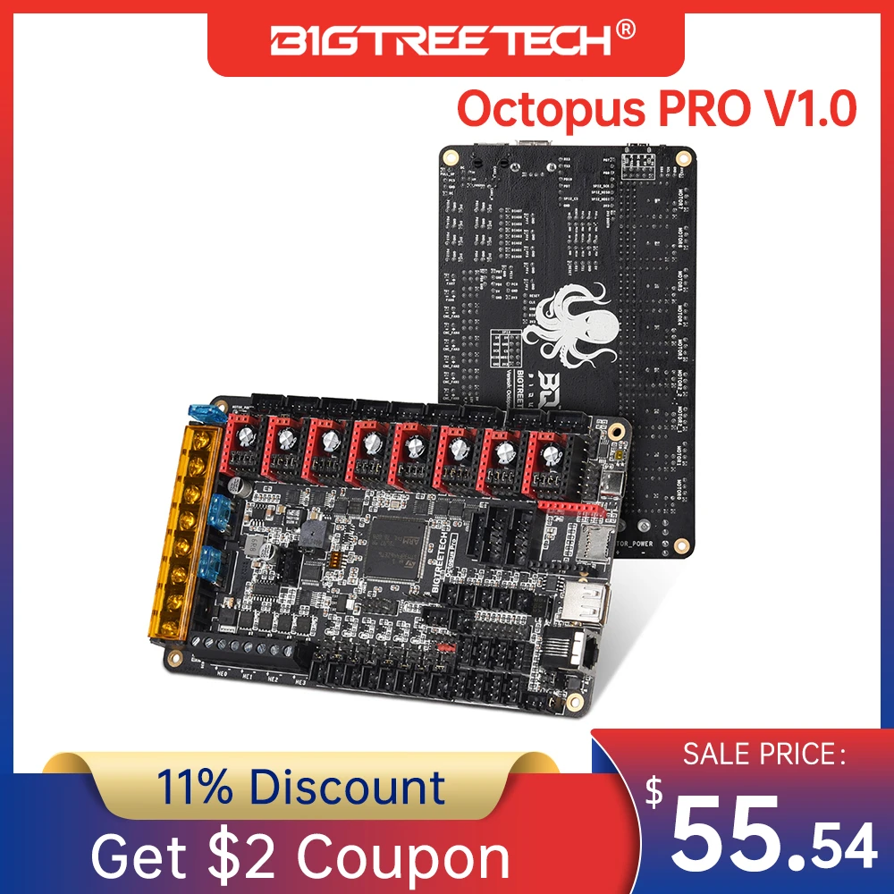 BIGTREETECH BTT Octopus PRO V1.0 Motherboard On Board MAX31865 TMC2209 ...