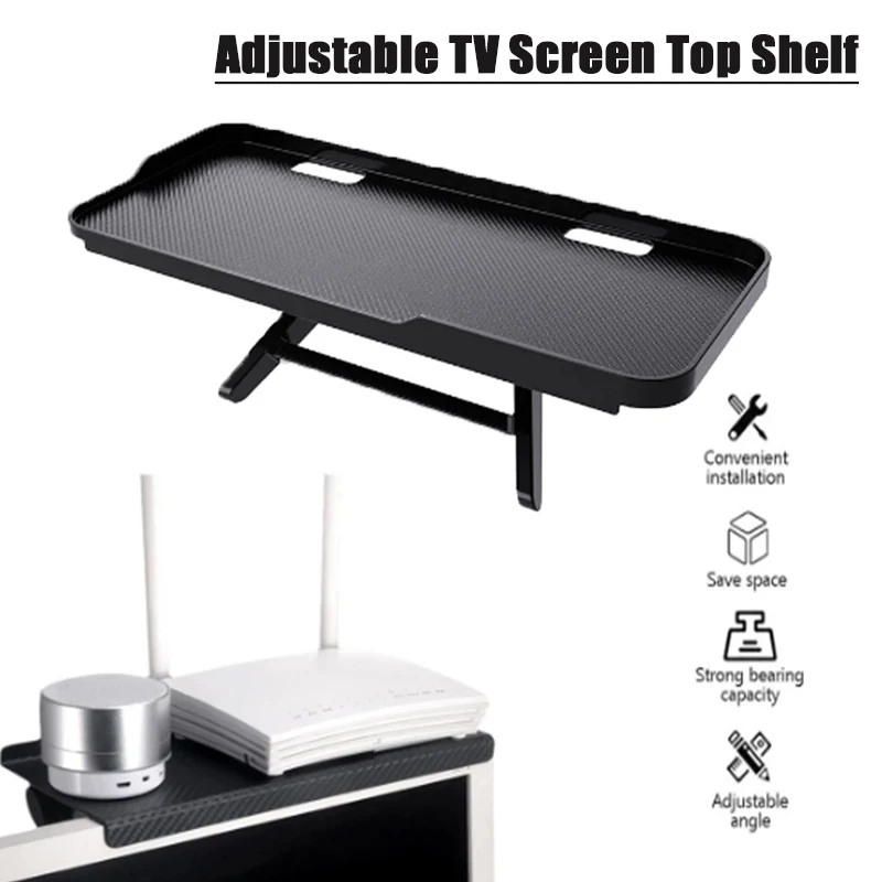 Screen Top Storage Shelf Rack Holder | Tv Screen Top Storage Shelf Rack ...