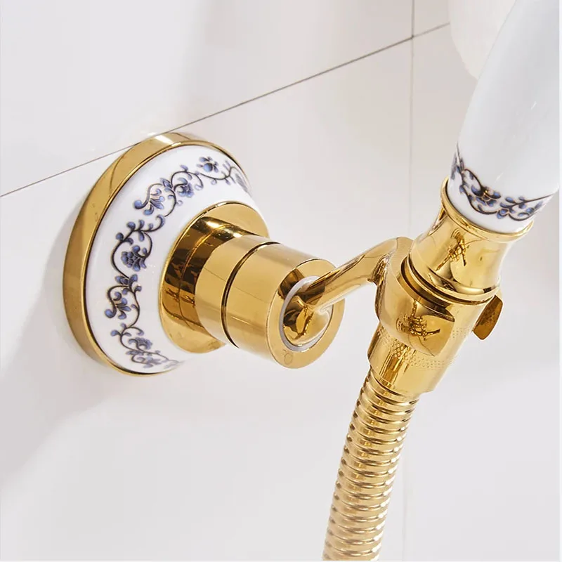 Handheld-Shower-head-Holder-Bracket-Wall-Connector-Wall-Outlet-Elbow ...
