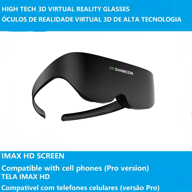 New Portable Imax Hd Screen Virtual Reality 3d Vr Headset Smart Glasses ...