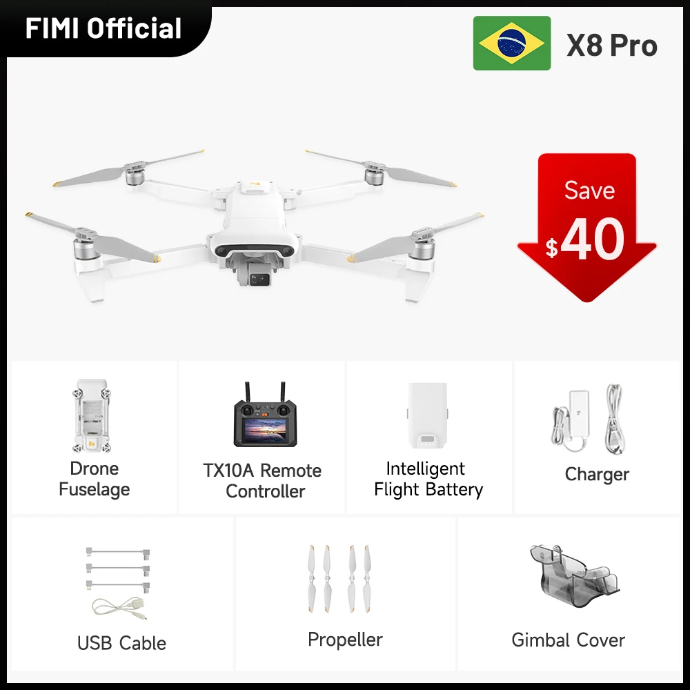 Fimi Drone FIMI X8T & X8 Tele Max &X8 Pro 2025 Drone Intelligent Flight ...