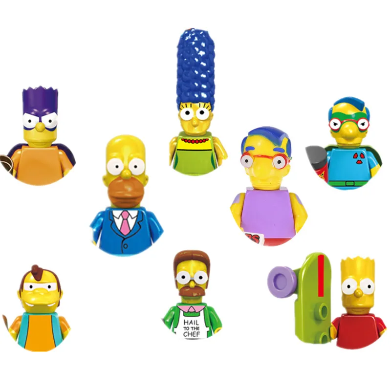 Simpson-Series-Building-Blocks-Animation-Cartoon-Mini-Doll-Maggie ...