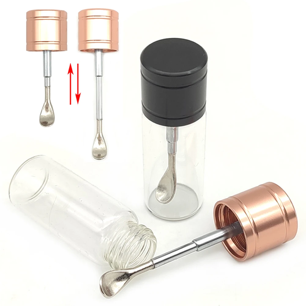 1 pçs de vidro sniffer snuff snorter garrafas sniffer caixa fumo tabaco ...