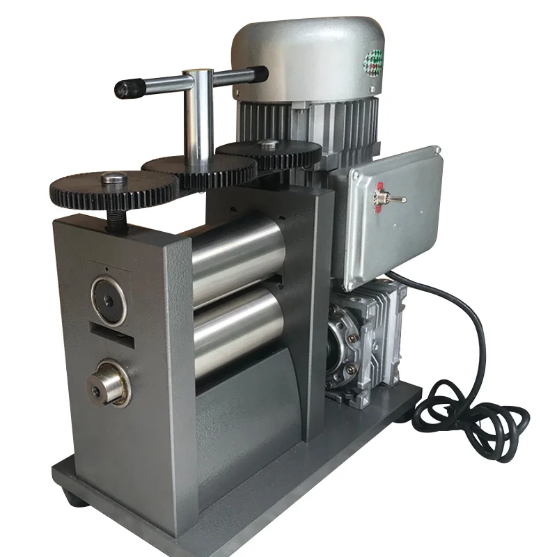 Gold-Silver-Wire-Sheet-Roller-370W-750W-Electric-Rolling-Mill-Machine ...