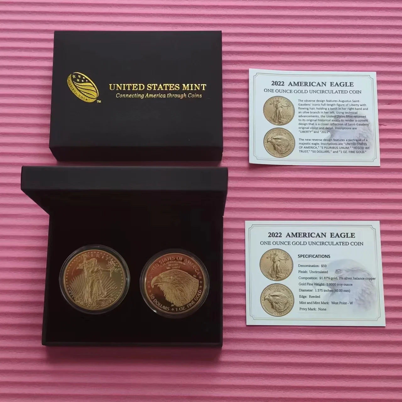 Gold Coin Gift Box