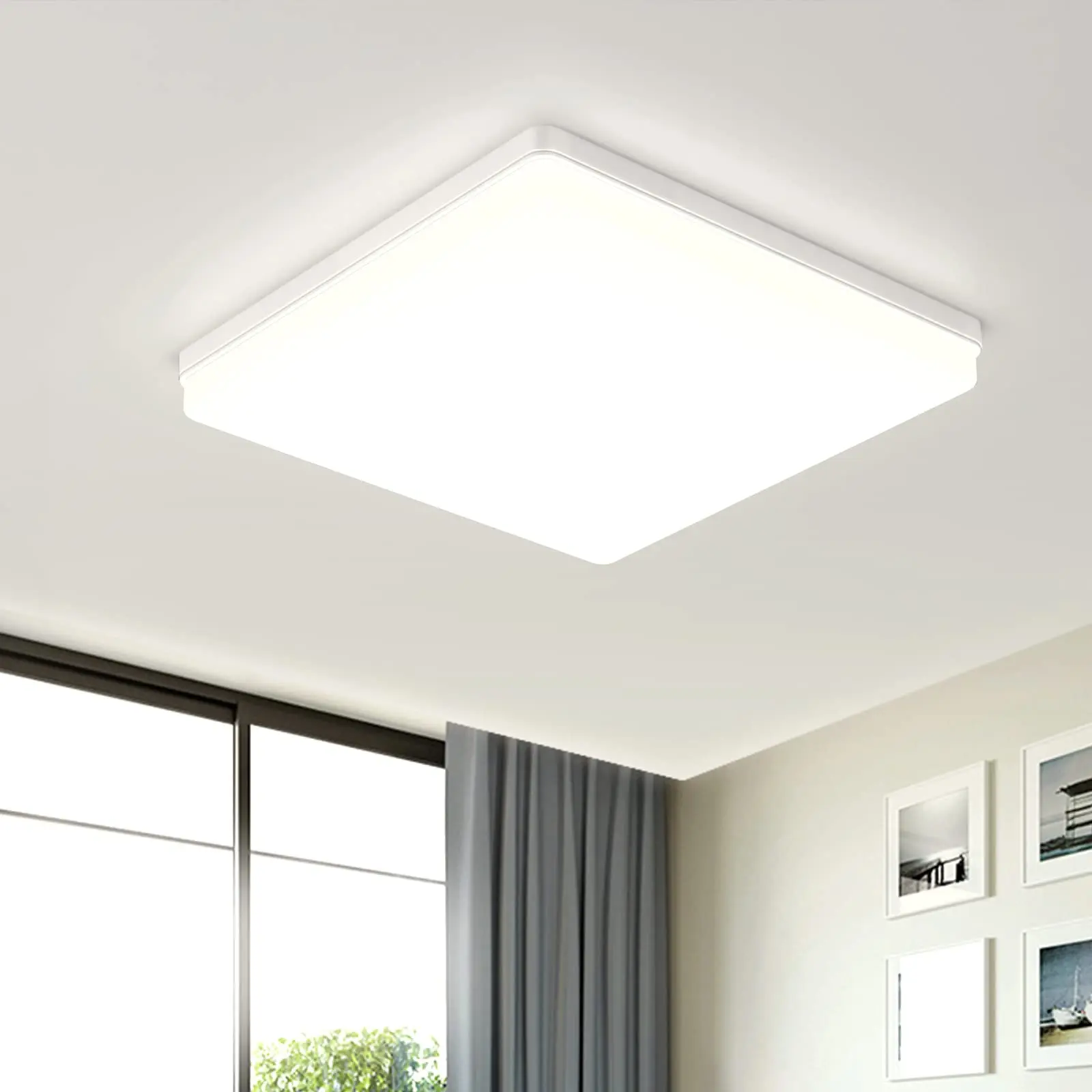 IRALAN-Square-LED-Ceiling-Light-Neutral-White-Cool-White-Warm-White-48W ...