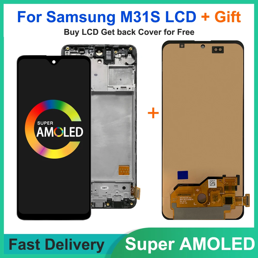 Super-AMOLED-For-Samsung-M31S-M317-lcd-display-For-Samsung-M317F-SM ...