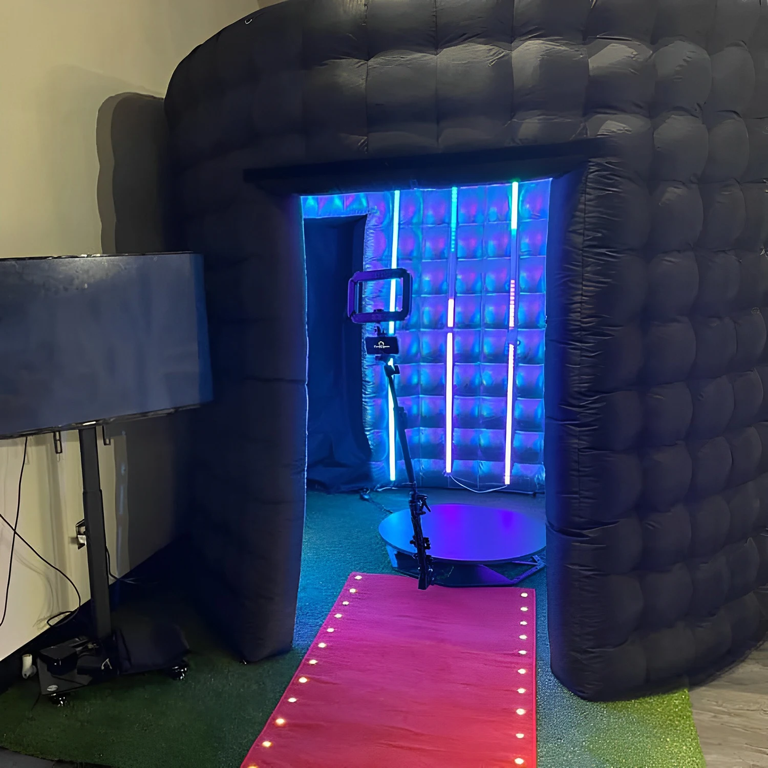 Inflatable-360-Photo-Booth-Enclosure-Photobooth-Backdrop-10ft-with-RGB ...