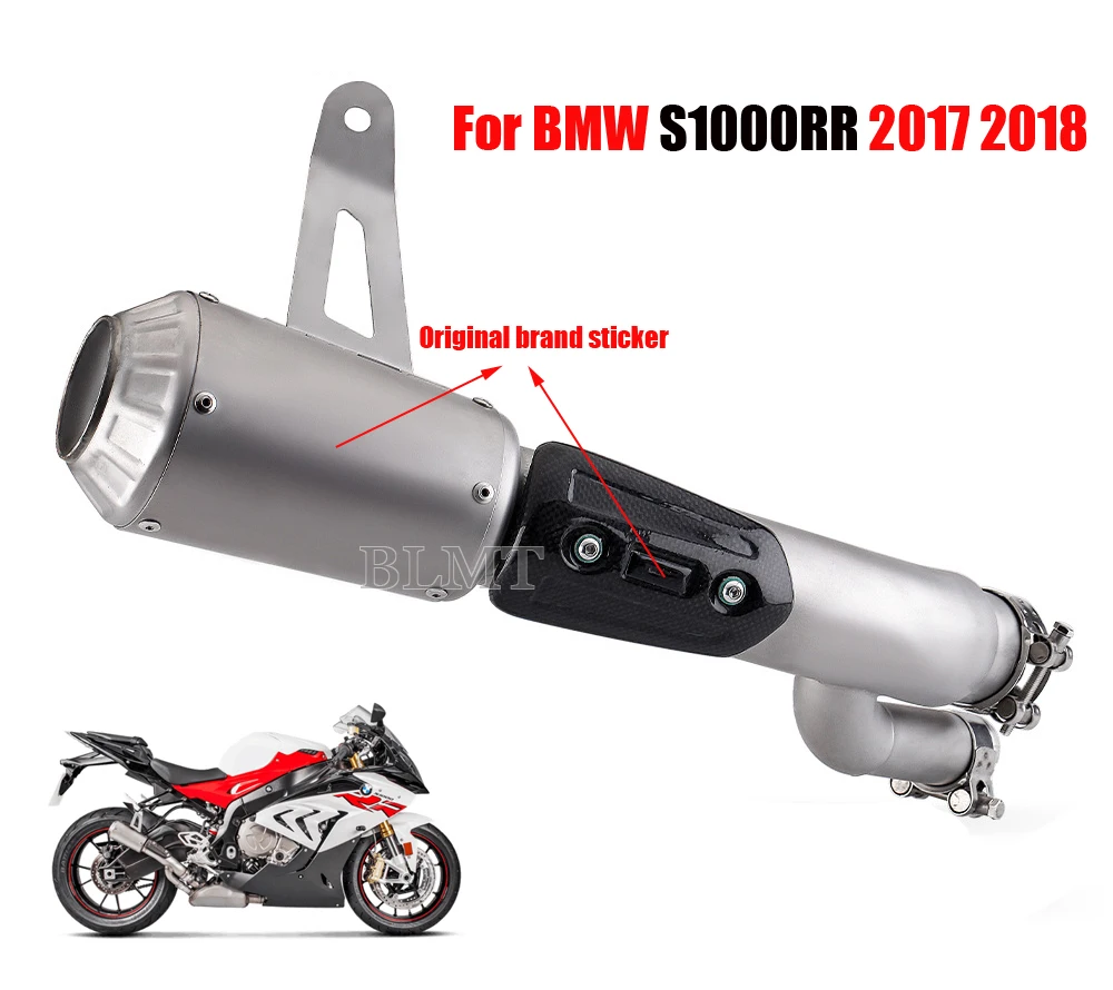 For-BMW-S1000RR-S1000-RR-2017-2018-Motorcycle-AK-Exhaust-Escape-Middle ...