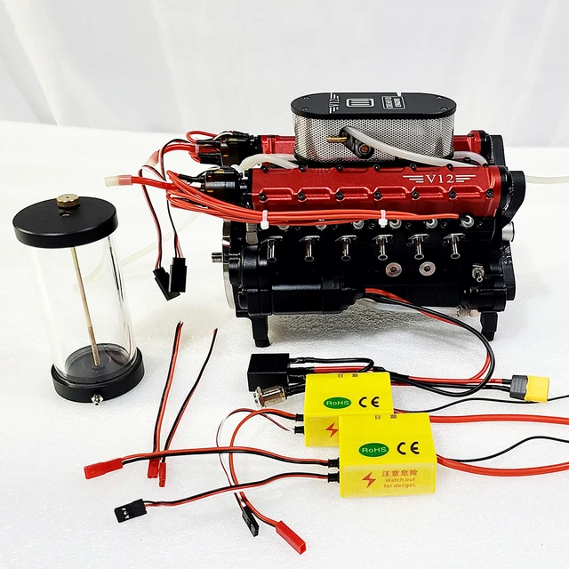 R-V12 Micro Methanol Engine Gasoline Model V12 Internal, 46% OFF