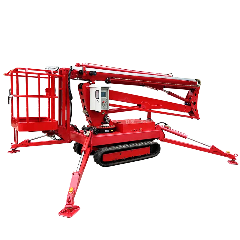 16m-Load-200kg-Cherry-Picker-Crane-Trailer-Ladder-Wheel-Crawler-Type ...