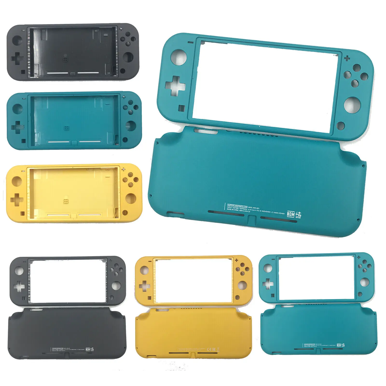 Replacement-Full-Housing-Shell-Cover-Case-kit-for-Switch-Lite-Console ...