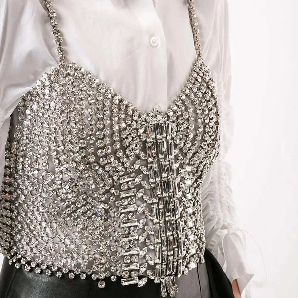 Sequin-Shiny-Crystal-Chain-Tank-Top-Backless-Women-Nightclub-Sexy ...