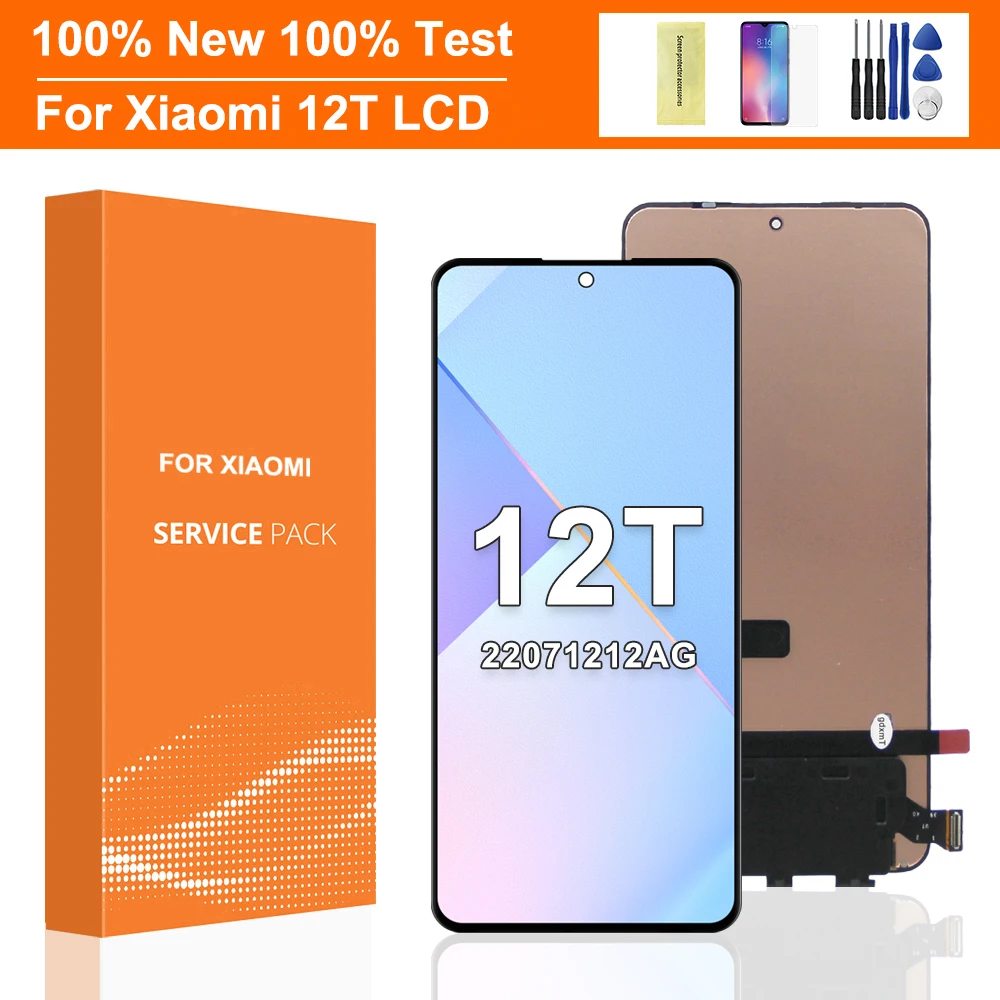 6-67-Screen-for-Xiaomi-12T-LCD-22071212AG-Display-Touch-with-Frame ...