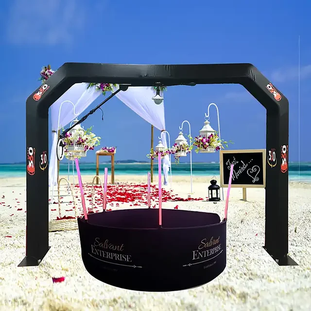360 Photo Booth Selfie Overhead Video Booth Top Spinner Sky Arch With ...
