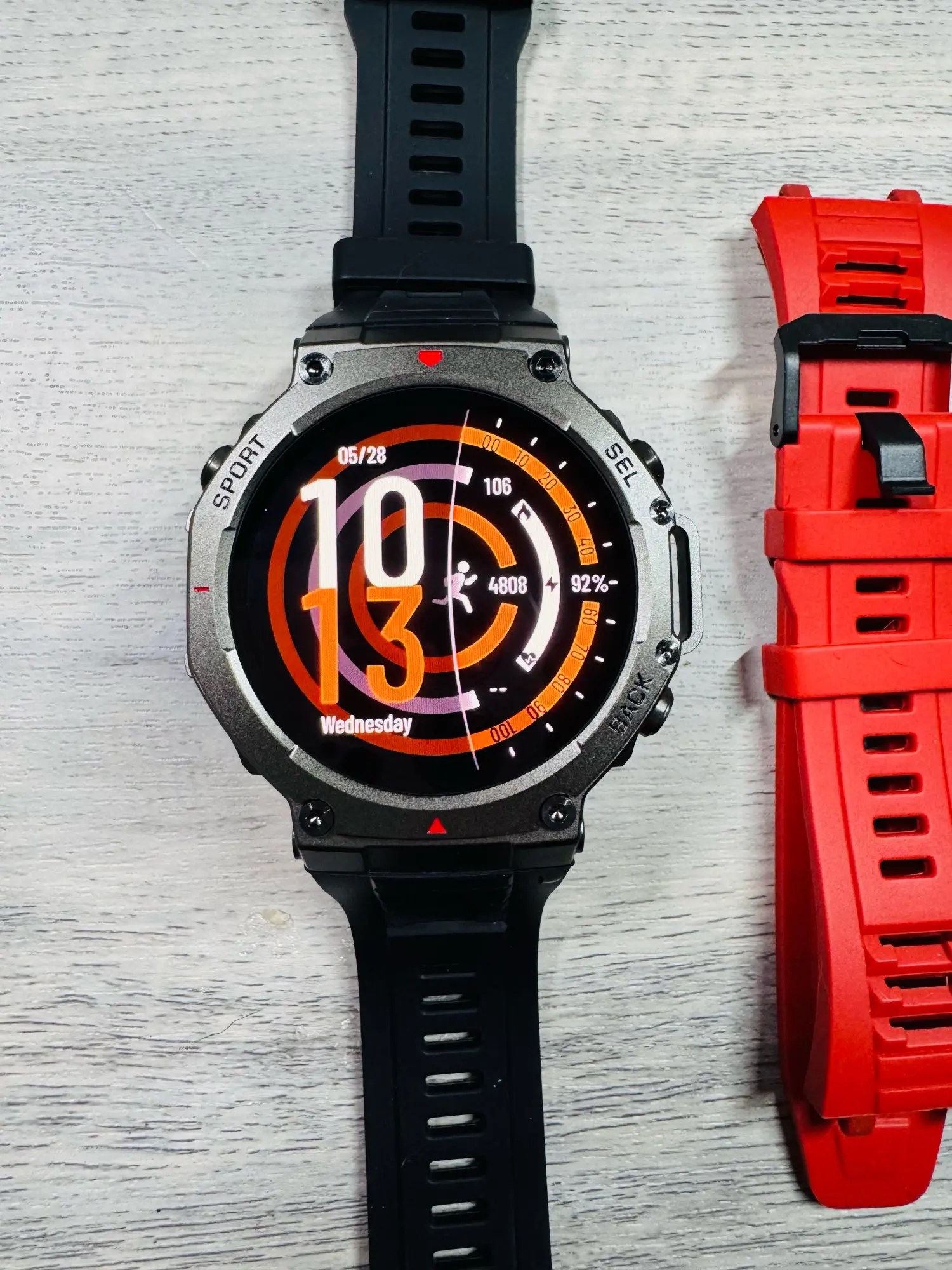 T-Rex 3 GPS Smart Watch 5ATM Impermeabile Schermo AMOLED HD da 1.43 ...