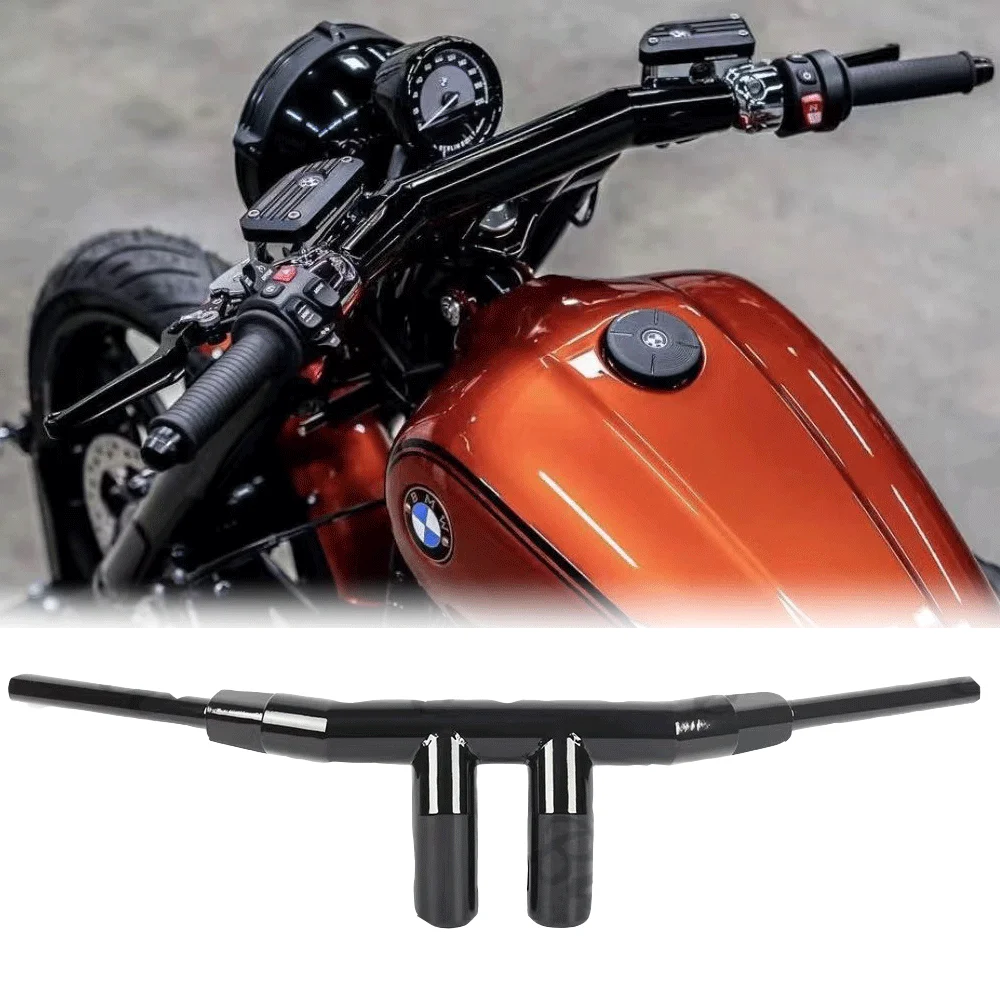 Motorcycle-Custom-Chrome-Black-2-inch-T-handlebars-for-BMW-R18-7-8-inch ...