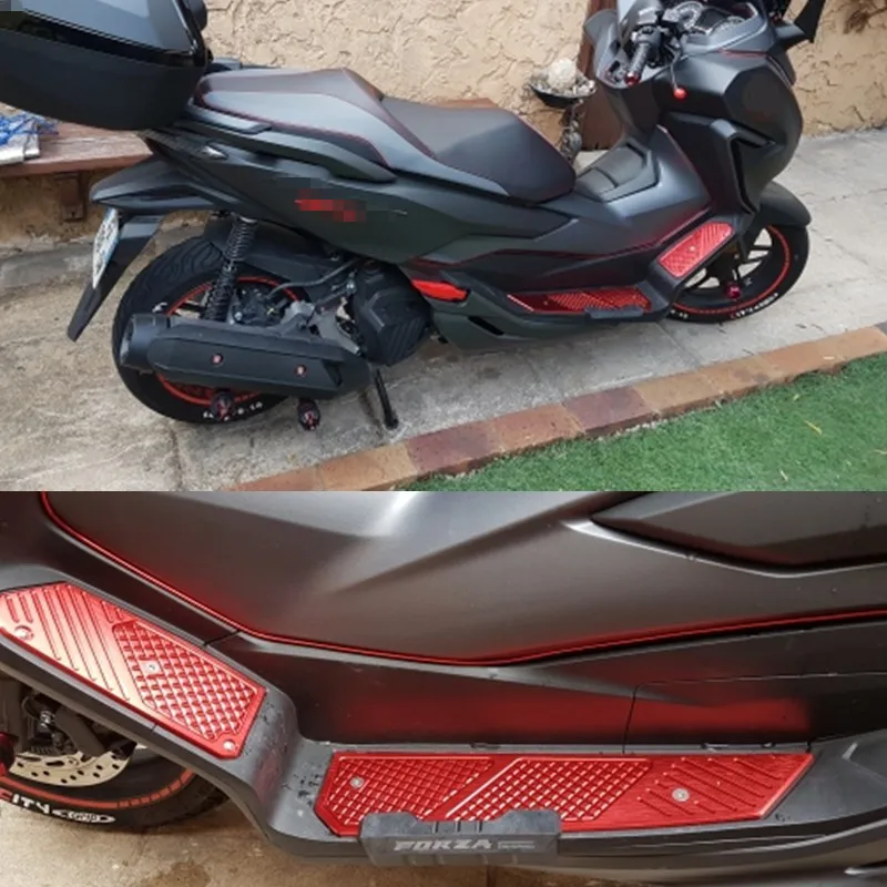 Modified Motorcycle For Forza300 Cnc Aluminium Alloy Footrest Footboard ...