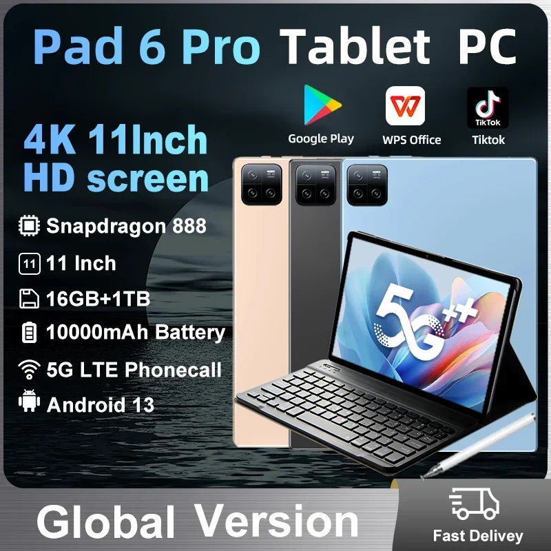Pad-6-Pro-tableta-PC-Original-versi-n-Global-Snapdragon-888-10000mAh ...