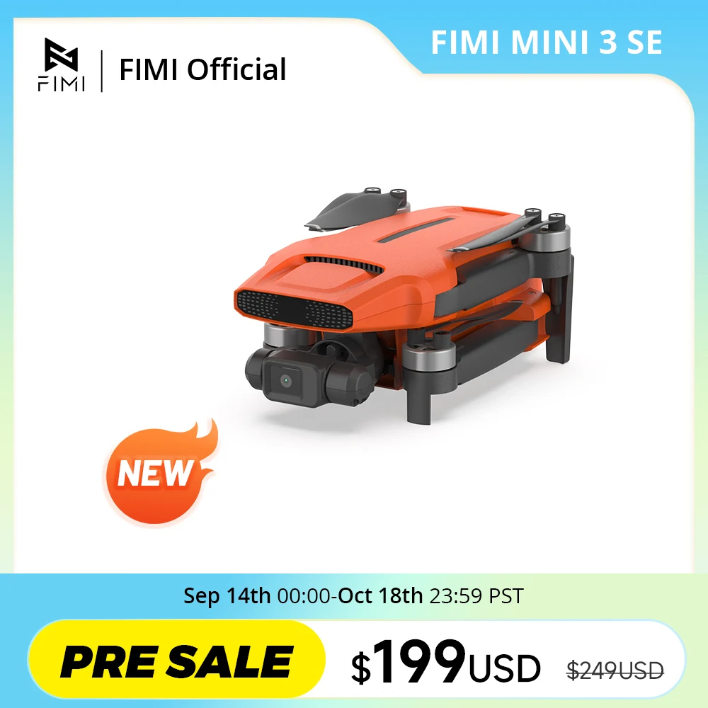 FIMI-MINI-3-SE-new-drone-Hybrid-3-axis-Gimbal-4K-30fps-9km-range-245g ...