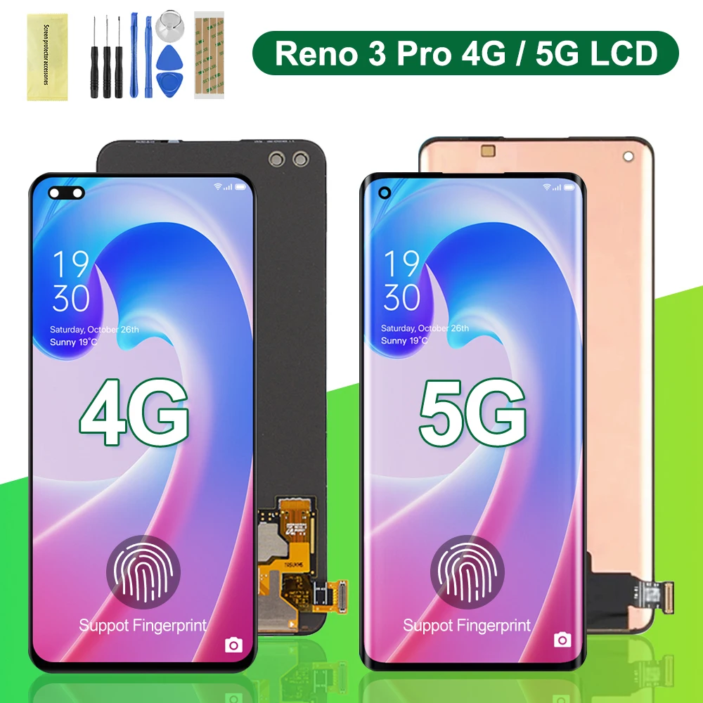 For-OPPO-Reno3-Pro-4G-CPH2035-CPH2037-LCD-Display-Touch-Screen ...