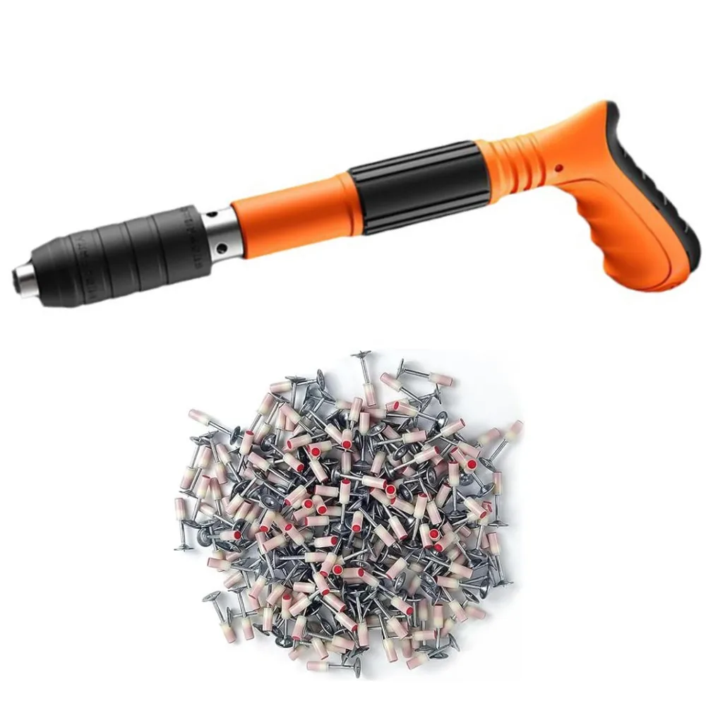 Mini Steel Nail Gun Manual Rivet Gun Concrete Wall Ceiling Wall Anchor ...