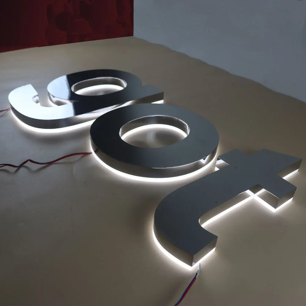 Illuminated Led Stainless Steel Letters And Signs - Electronic Signs ...