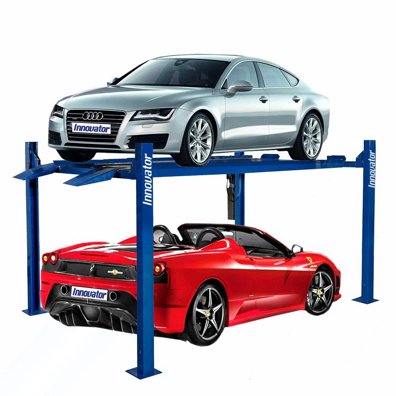 4-Post-Double-Deck-Parking-Lift-Car-Storage-Lift-Parking-Equipment-Car ...