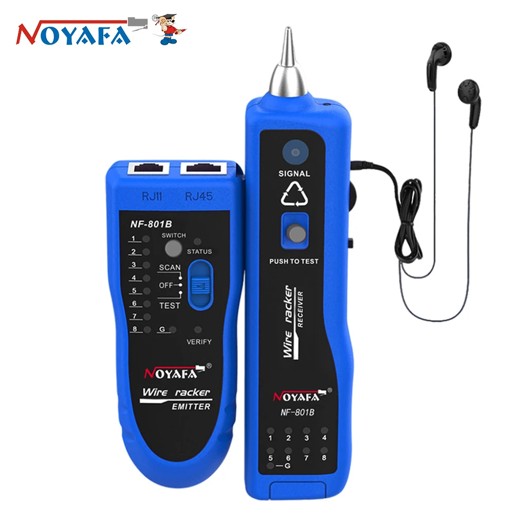 Nayafa Nf-801b Network Cable Tester Rj11 Rj45 Crimper Ethernet Wire ...