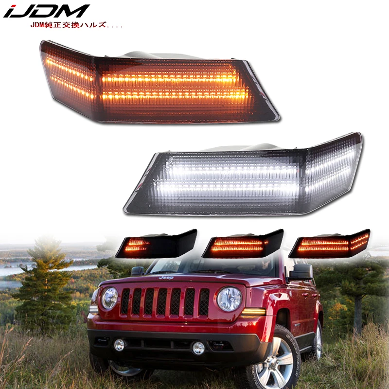 iJDM-Car-Signal-Blinker-Corner-Lights-Assemblies-For-Jeep-Patriot-Amber ...