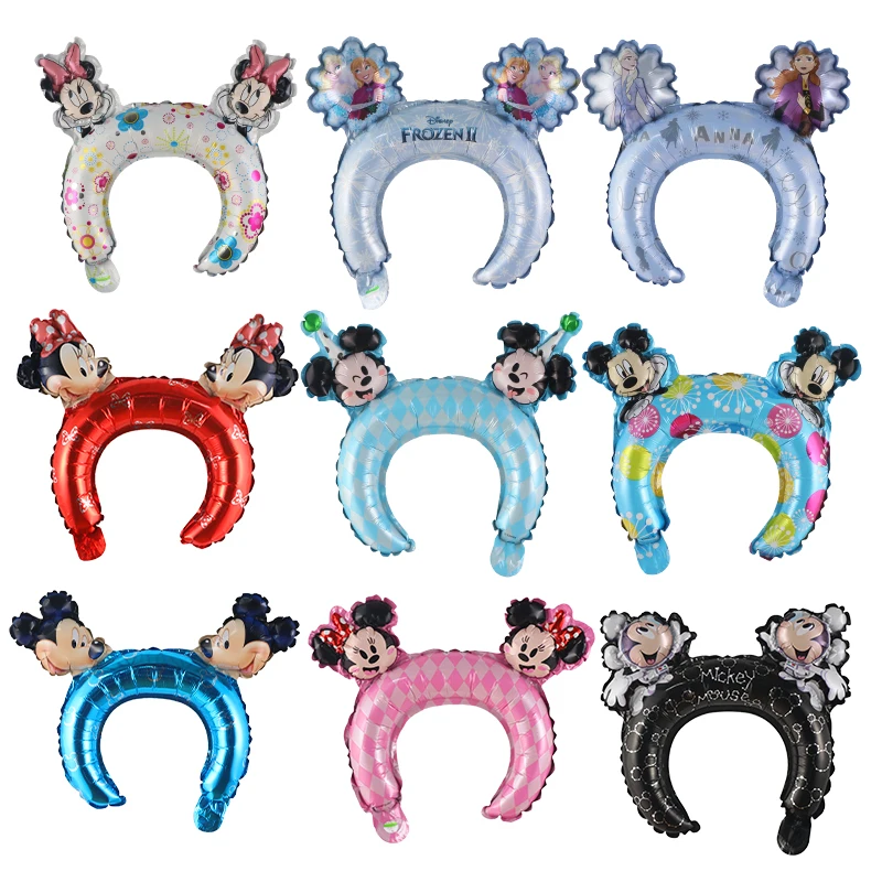10pcs-Disney-Headdress-Mickey-Minnie-Snow-White-Headdress-Baby-Shower ...