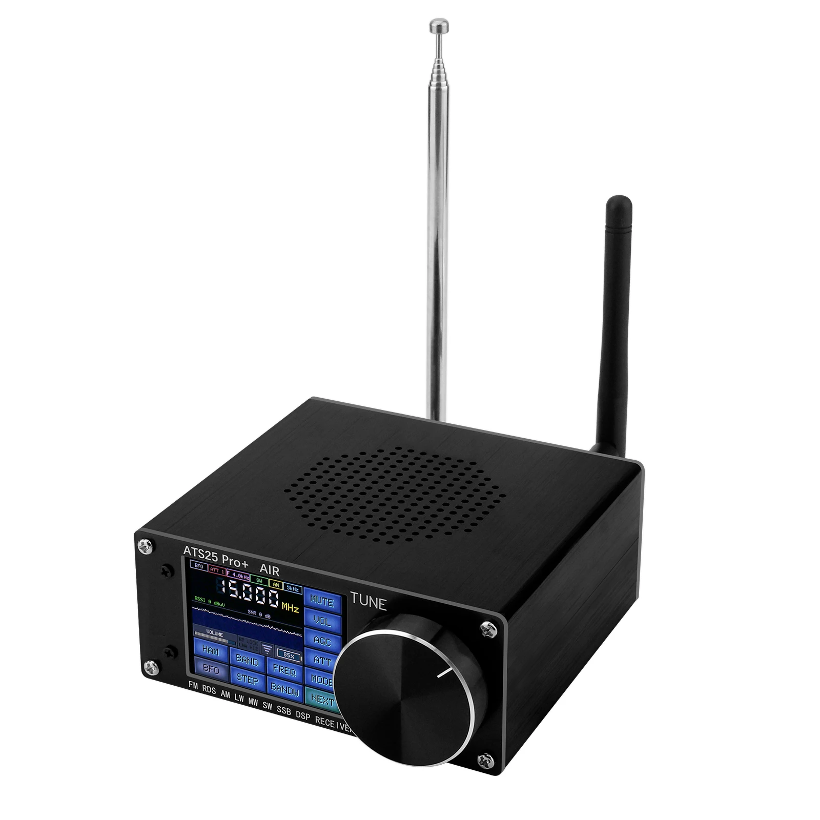 HAMGEEK ATS25 Pro+ Bluetooth AIR SDRラジオ受信機は、Wifi FM SW SSB MW LW AIR航空 ...