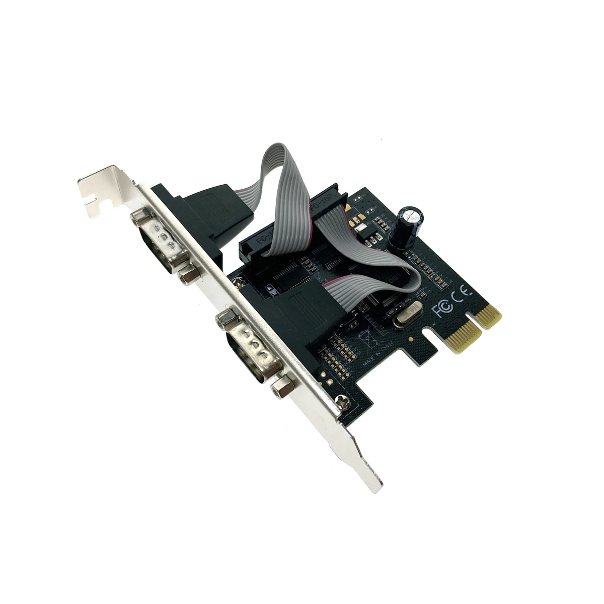 Adaptador pci e para computador a 2 porta rs232/2 com/porta serial/, chip mcs9922, oem|Cabos de ...