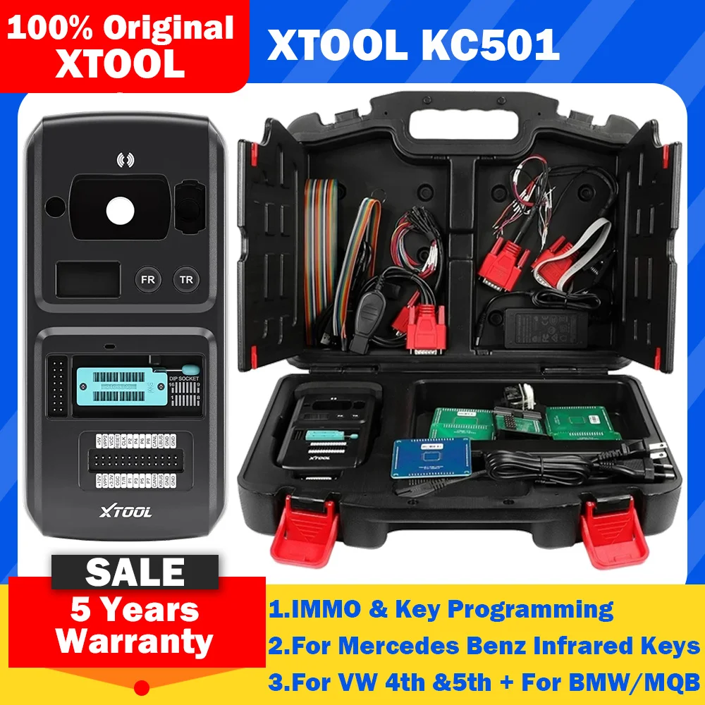XTOOL KC501 Professional Car Key Programming OBD2 Sacnner Chip ...