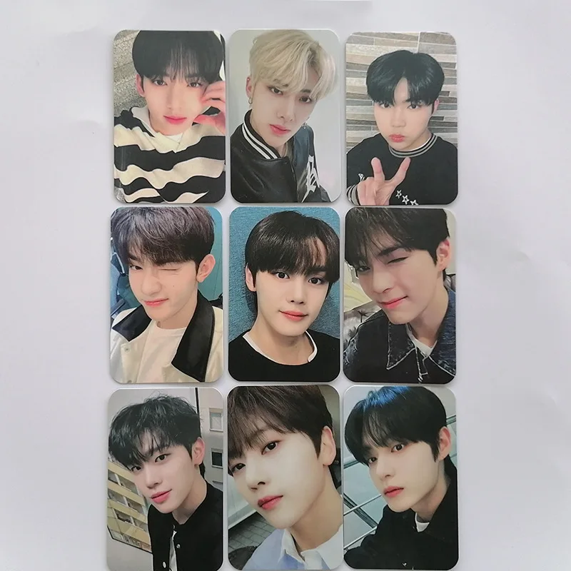 9Pcs/Set ZB1 Photocards Kpop ZEROBASEONE KCON Double-Sided LOMO Card Selfie Postcard Zhanghao ...
