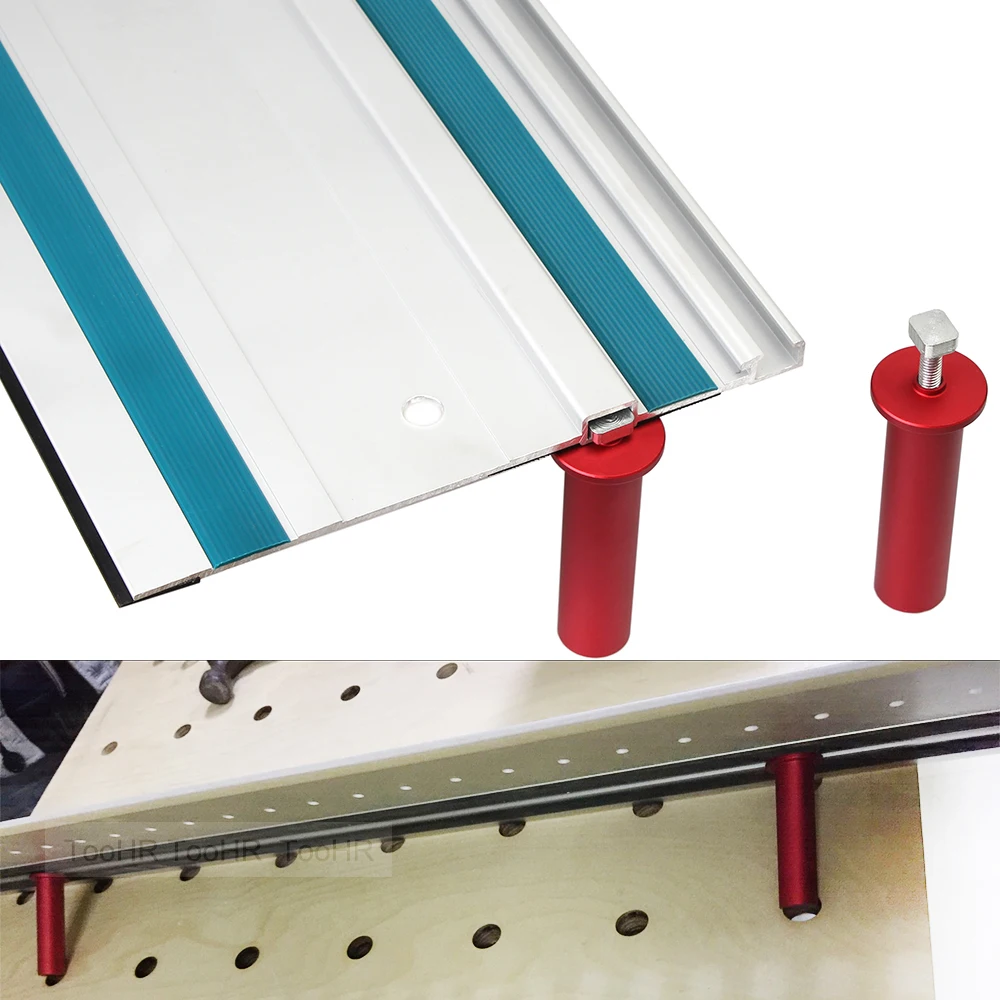 Aluminum Alloy Guide Rail Track Workbench Peg Brake Bench Clamp 20mm ...