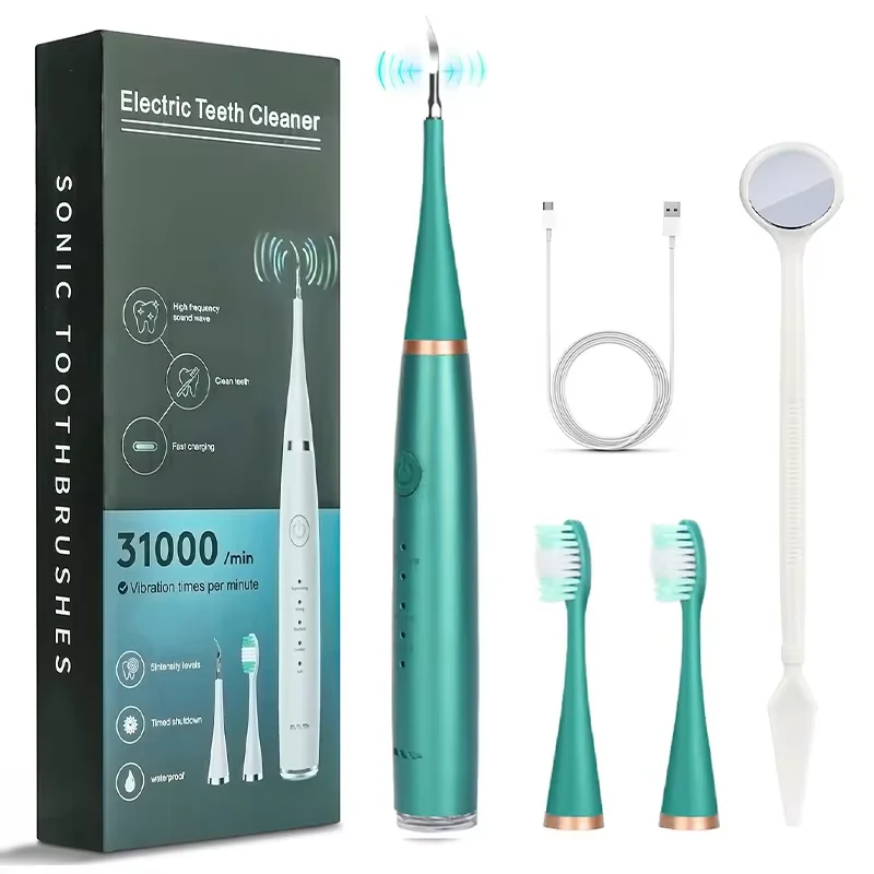 Dental-cleaner-electric-toothbrush-2-in-1-USB-charged-powerful ...