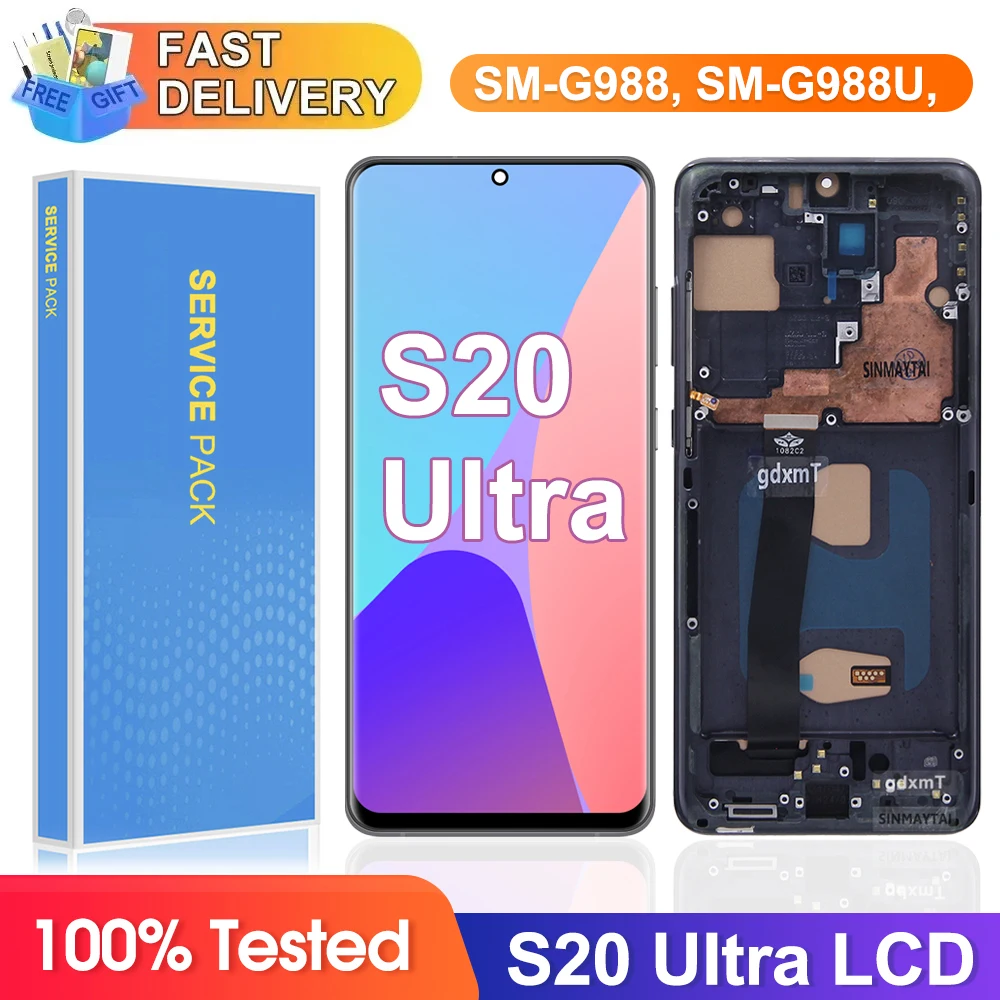 TFT S20 Ultra Display Screen Assembly for Samsung Galaxy S20 Ultra 5G ...