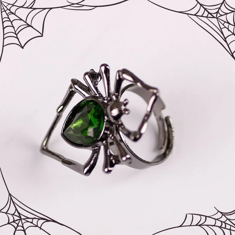 Fashion Crystal Spider Ring | Ring Spider Women | Spider Ring Stone ...