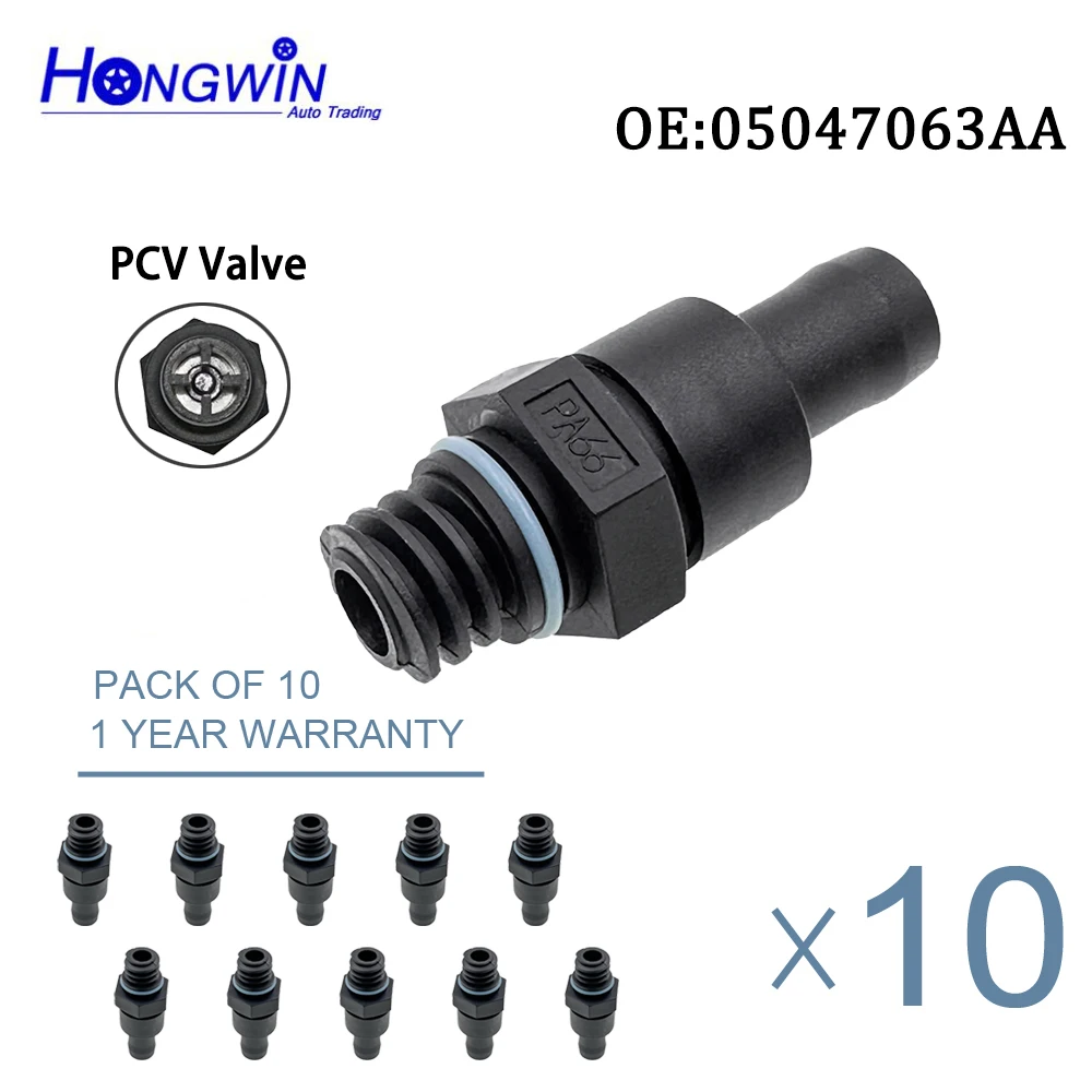 Válvula PCV de 10 piezas, 05047063AA para Jeep Patriot Dodge Dart ...