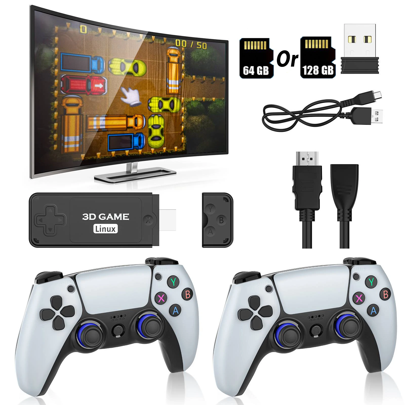U9-Pro-Video-Game-Console-Retro-TV-Game-Console-Controlador-Sem-Fio-2 ...