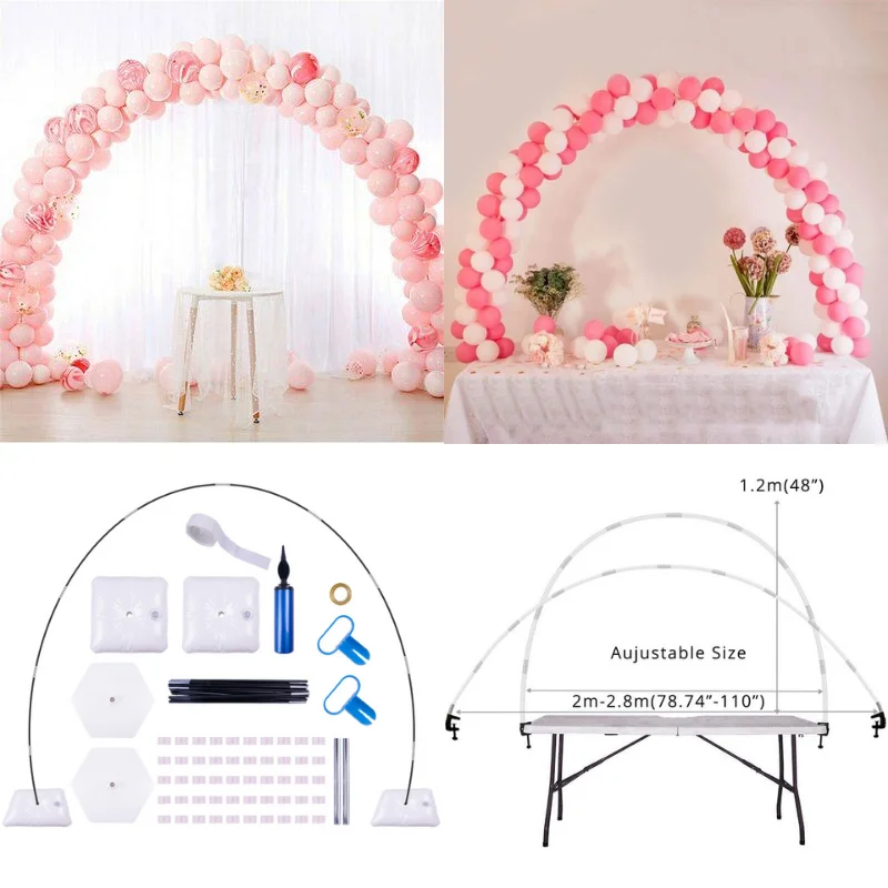Adjustable-Balloon-Arch-Kits-with-Water-Filling-Base-DIY-Background ...