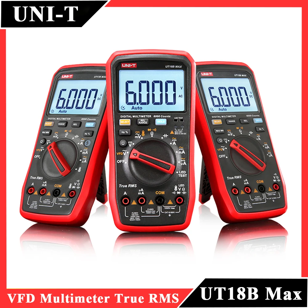 Mult-metro-Digital-UNI-T-UT15B-UT17B-UT18B-Max-VFD-amper-metro-de-CA-y ...