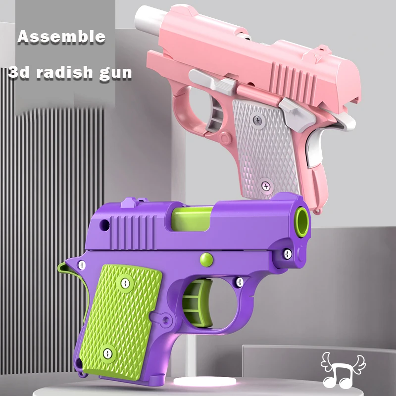 3d-Printed-Model-Gravity-Straight-Jump-Mini-assemble-Toy-Gun-Non-firing ...