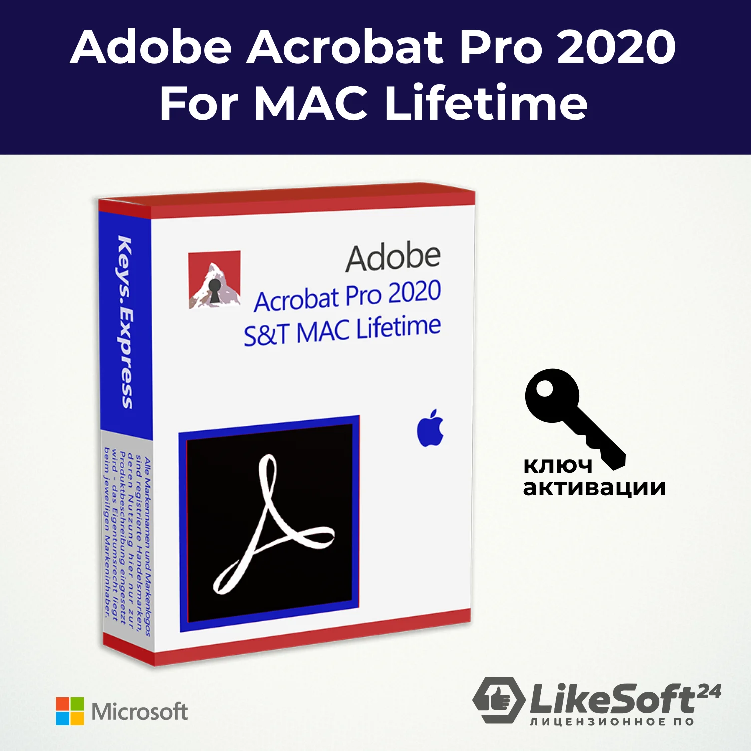 Adobe Acrobat Pro 2020 para Mac/clave de activación/Adobe Acrobat Pro ...
