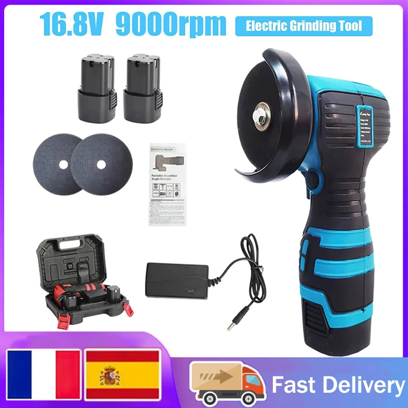 12V-Cordless-Electric-Angle-Grinder-550W-9000rpm-Lithium-Battery-Mini ...